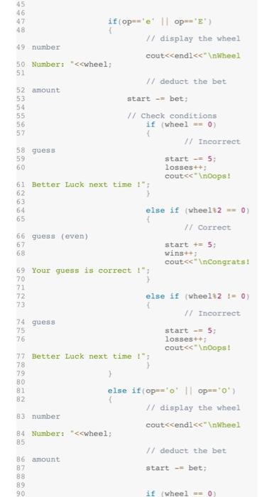 Solved I need help making changes to the code provided to | Chegg.com