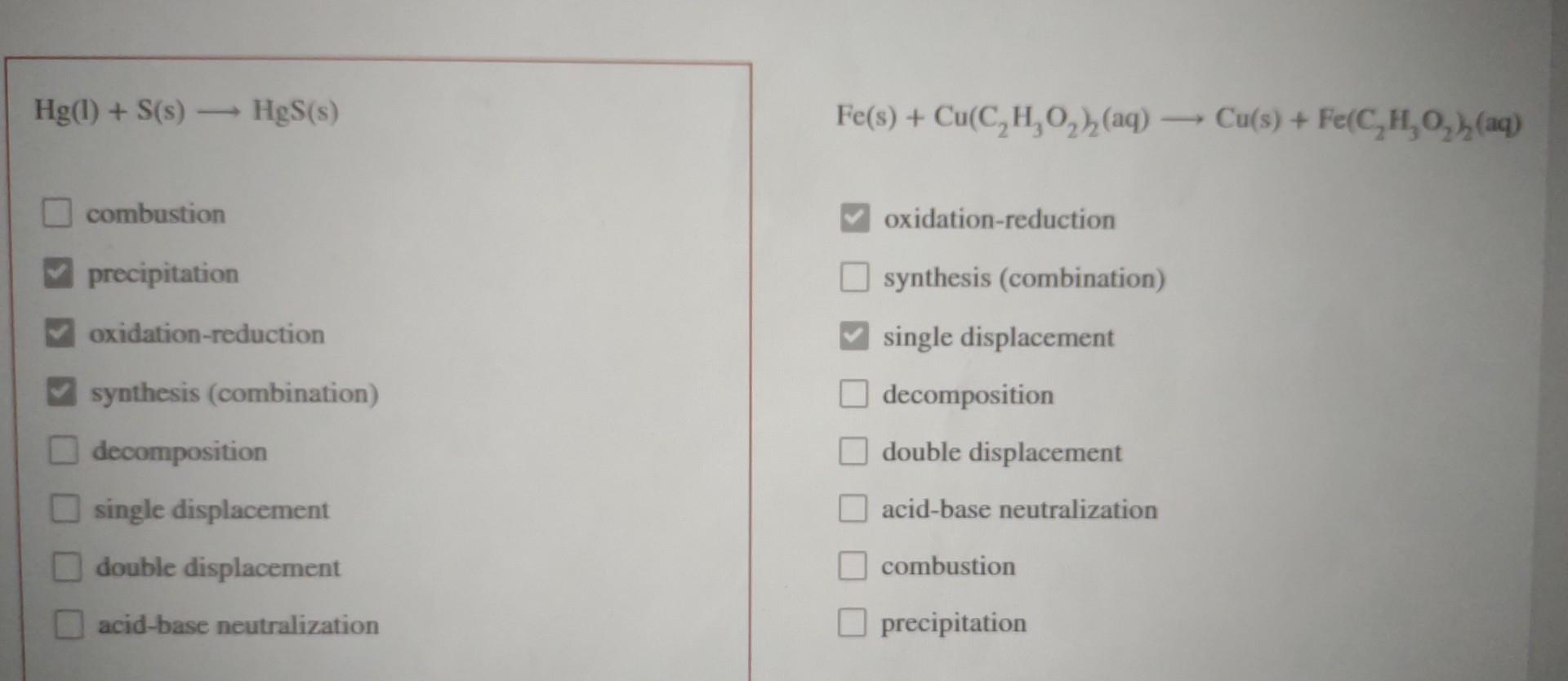 Hg(I)+S(s) HgS(s) | Chegg.com