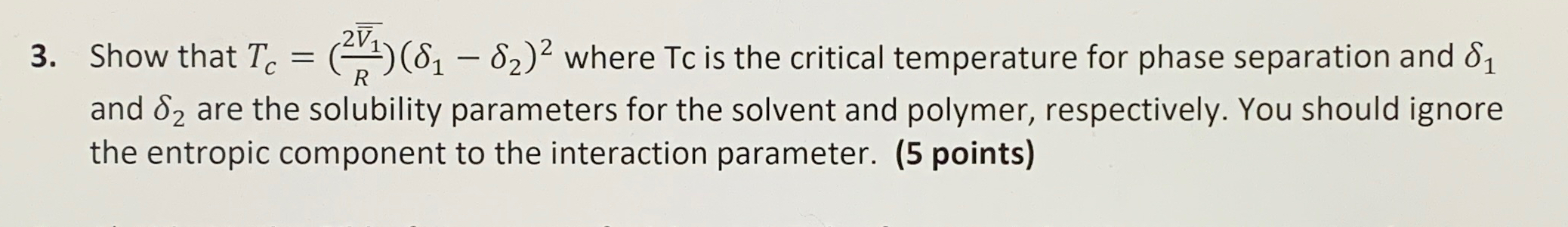 Solved Show that Tc=(2 V1R)(δ1-δ2)2 ﻿where Tc is the | Chegg.com