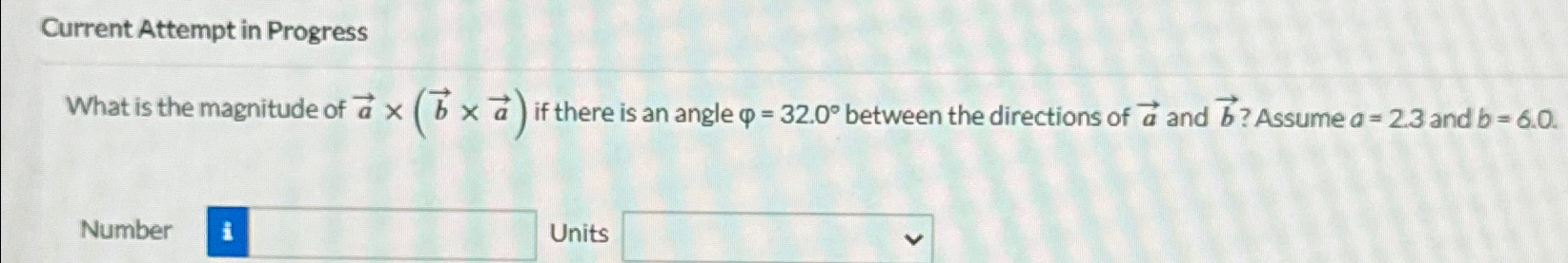 Solved Current Attempt in ProgressWhat is the magnitude of | Chegg.com