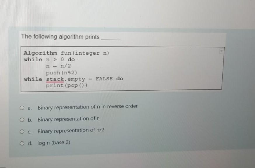 Solved A student wrote an algorithm to whether paranthesis | Chegg.com