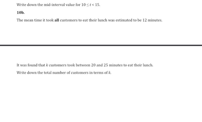 Solved Histograms/Box Plots Directions Show all work on | Chegg.com