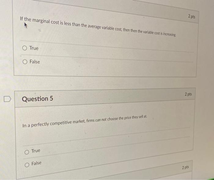 Solved Short-run average total cost curves are always equal | Chegg.com