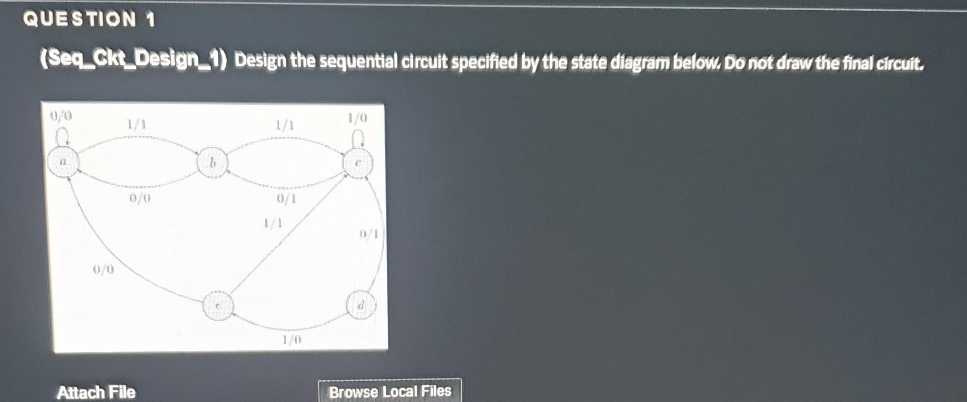 Solved (Seq_Ckt_Design_1) Design the sequential circuit | Chegg.com