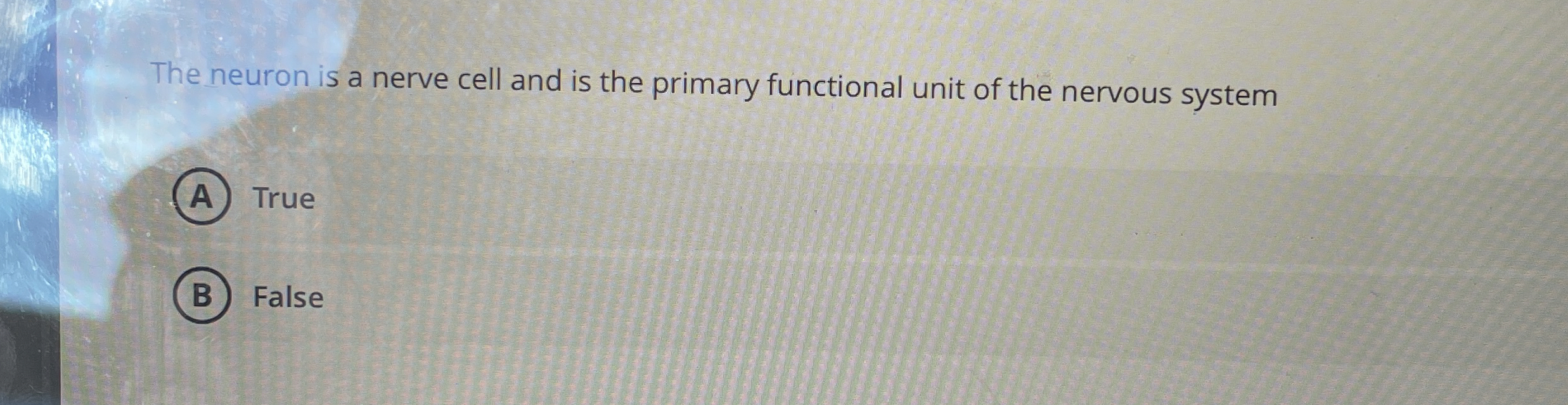 Solved The neuron is a nerve cell and is the primary | Chegg.com