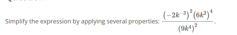 Solved Simplify the expression by applying several | Chegg.com