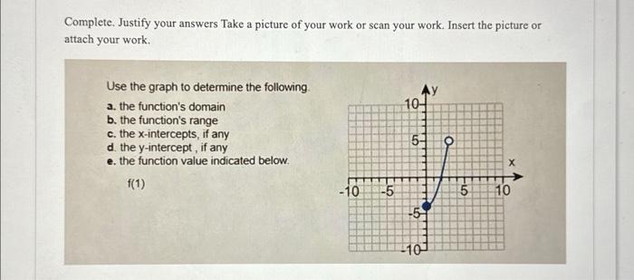 Solved Complete Justify Your Answers Take A Picture Of Your