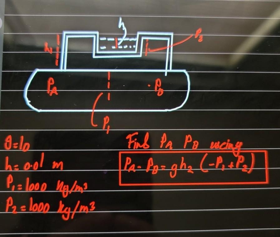 Solved find pa and pb using the equation in the picture. | Chegg.com