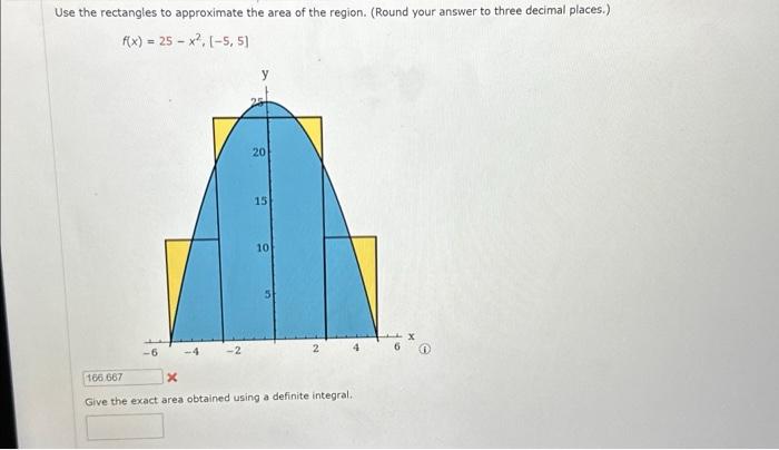 Solved Use the rectangles to approximate the area of the | Chegg.com Solved Use the rectangles to approximate the area of the | Chegg.com