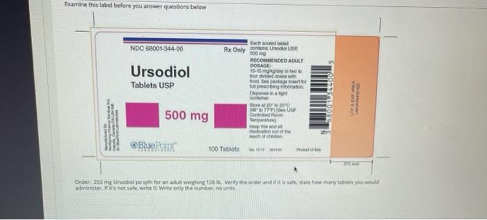 Solved Examine this label before you answer questions below | Chegg.com