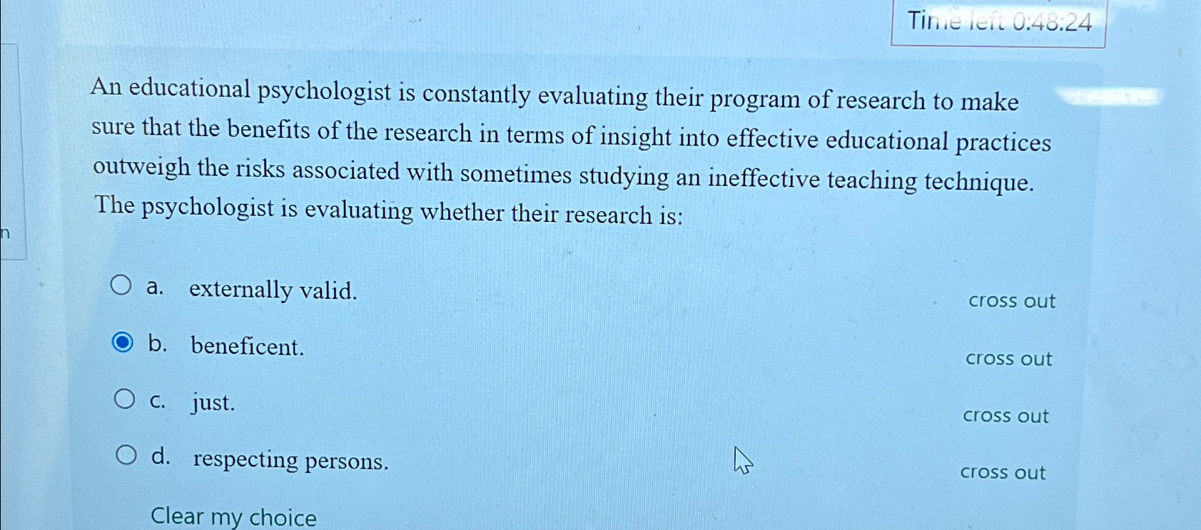 Solved An educational psychologist is constantly evaluating | Chegg.com