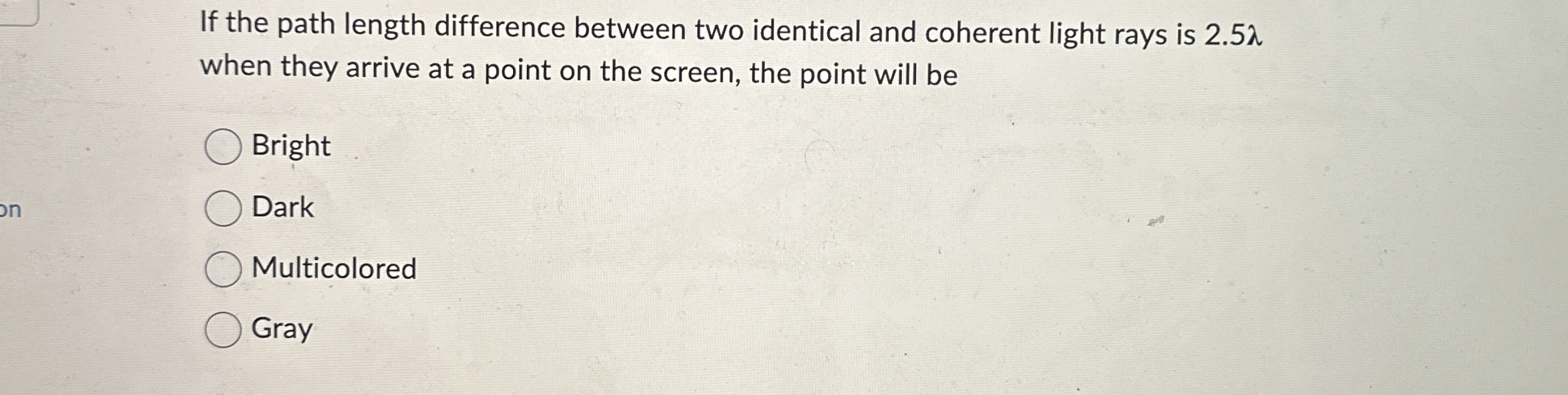 Solved If the path length difference between two identical | Chegg.com
