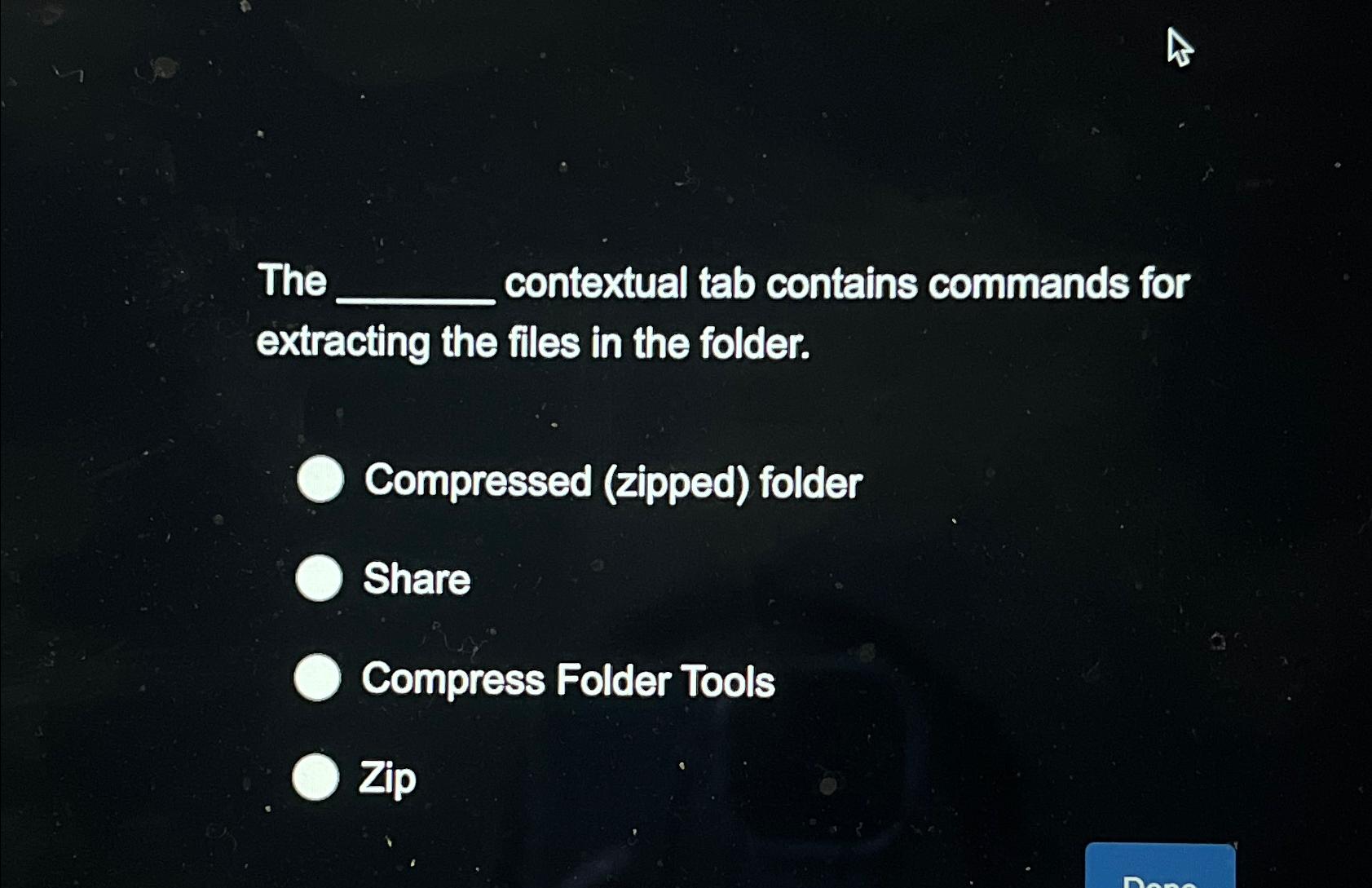 Solved The contextual tab contains commands for extracting | Chegg.com Solved The contextual tab contains commands for extracting | Chegg.com