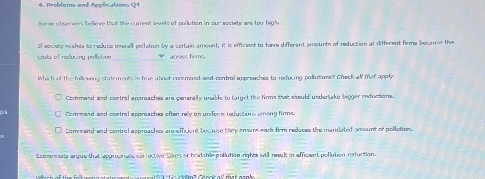 Solved Problems and Applications Q4Some observers believe | Chegg.com