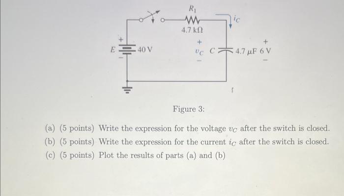 Solved Figure 3 : (a) (5 points) Write the expression for | Chegg.com