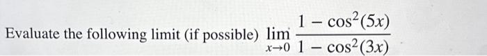 Solved solve using properties of limits/algebraic | Chegg.com