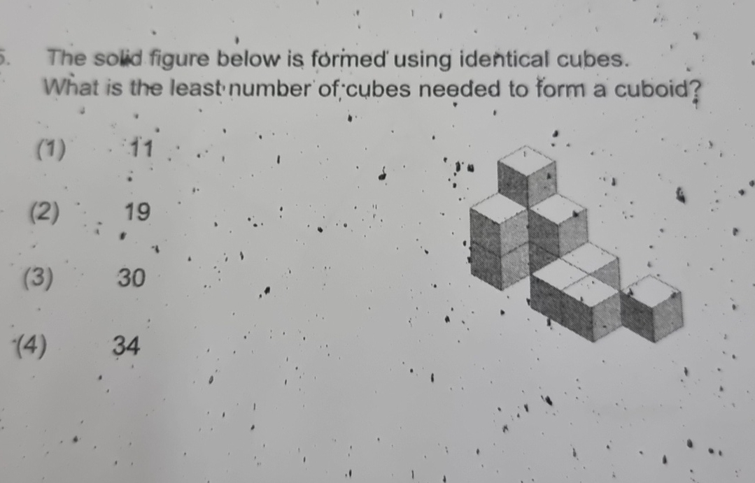 Solved The solid figure below is formed using identical | Chegg.com