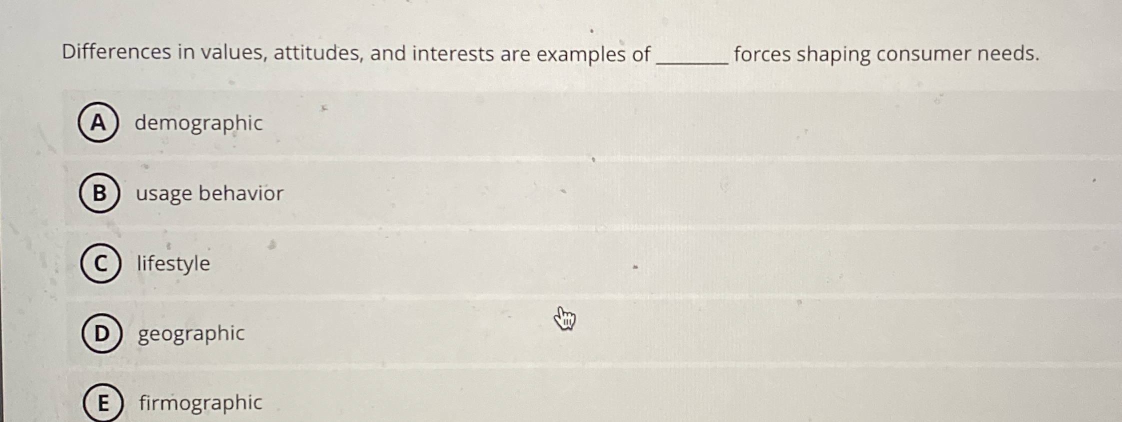 Solved Differences in values, attitudes, and interests are | Chegg.com