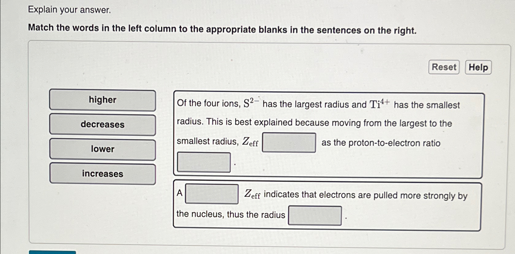 Solved Explain your answer.Match the words in the left | Chegg.com