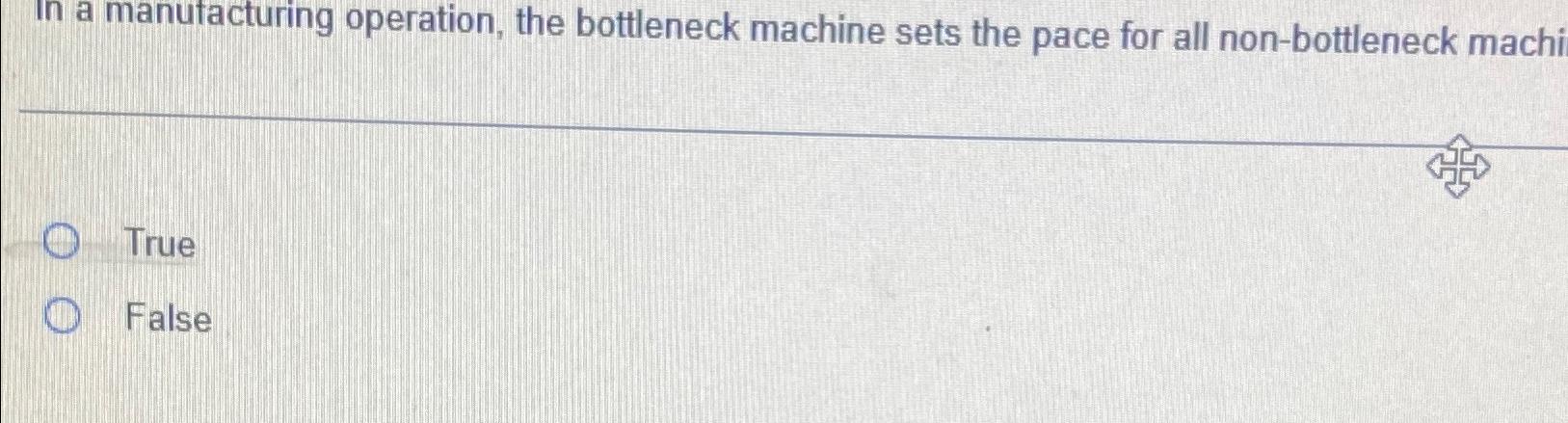 Solved In a manufacturing operation, the bottleneck machine | Chegg.com