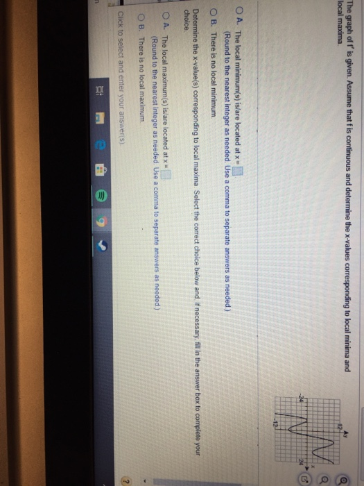 Solved The graph of f' is given. Assume that fis continuous | Chegg.com