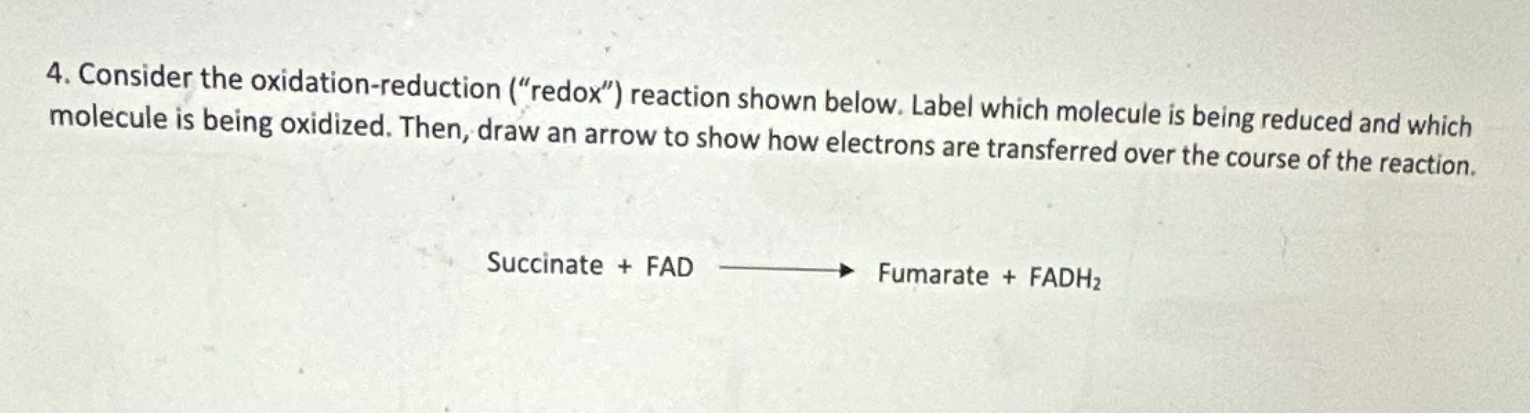 Solved Consider the oxidation-reduction ("redox") ﻿reaction | Chegg.com