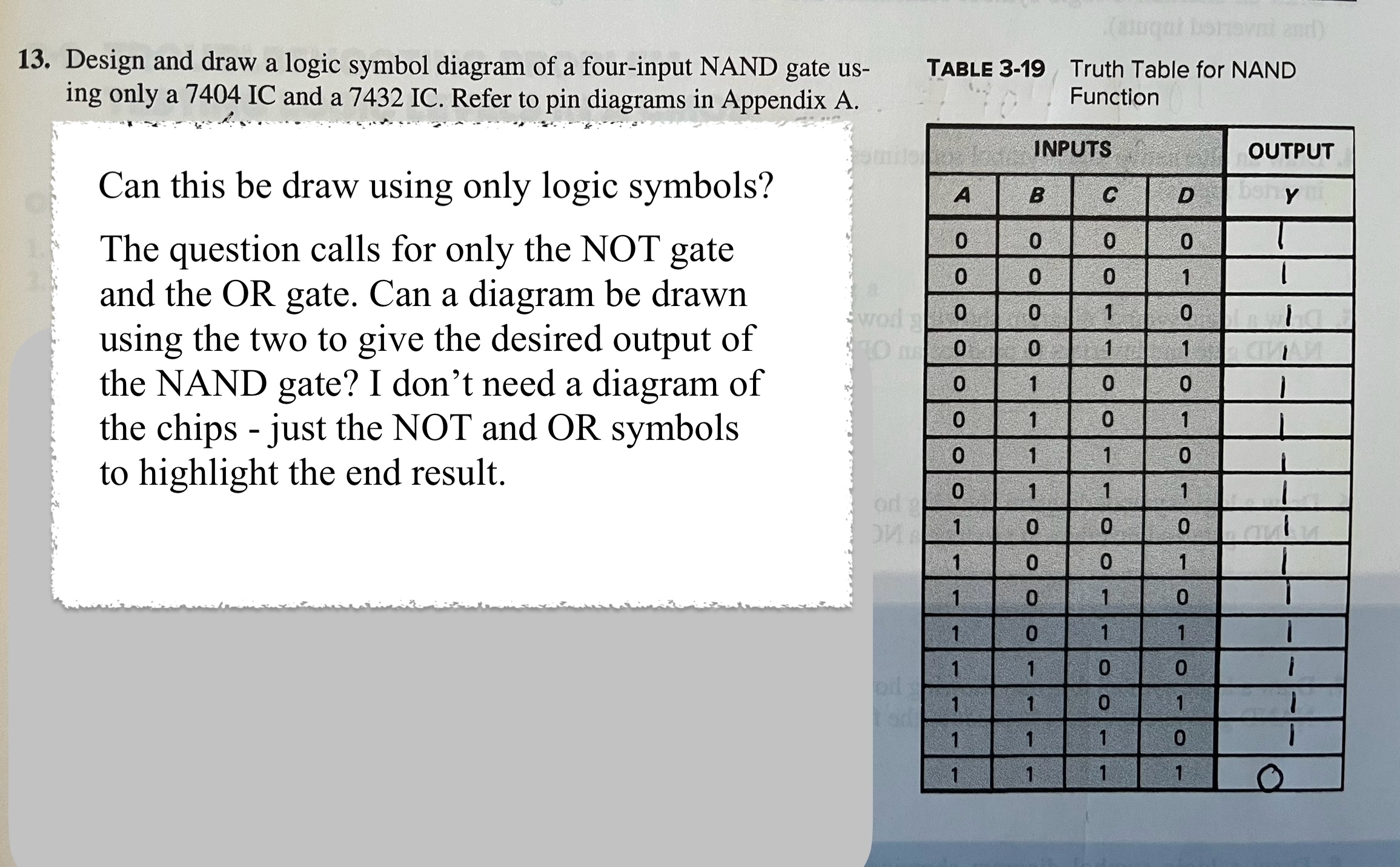 Solved Design And Draw A Logic Symbol Diagram Of A