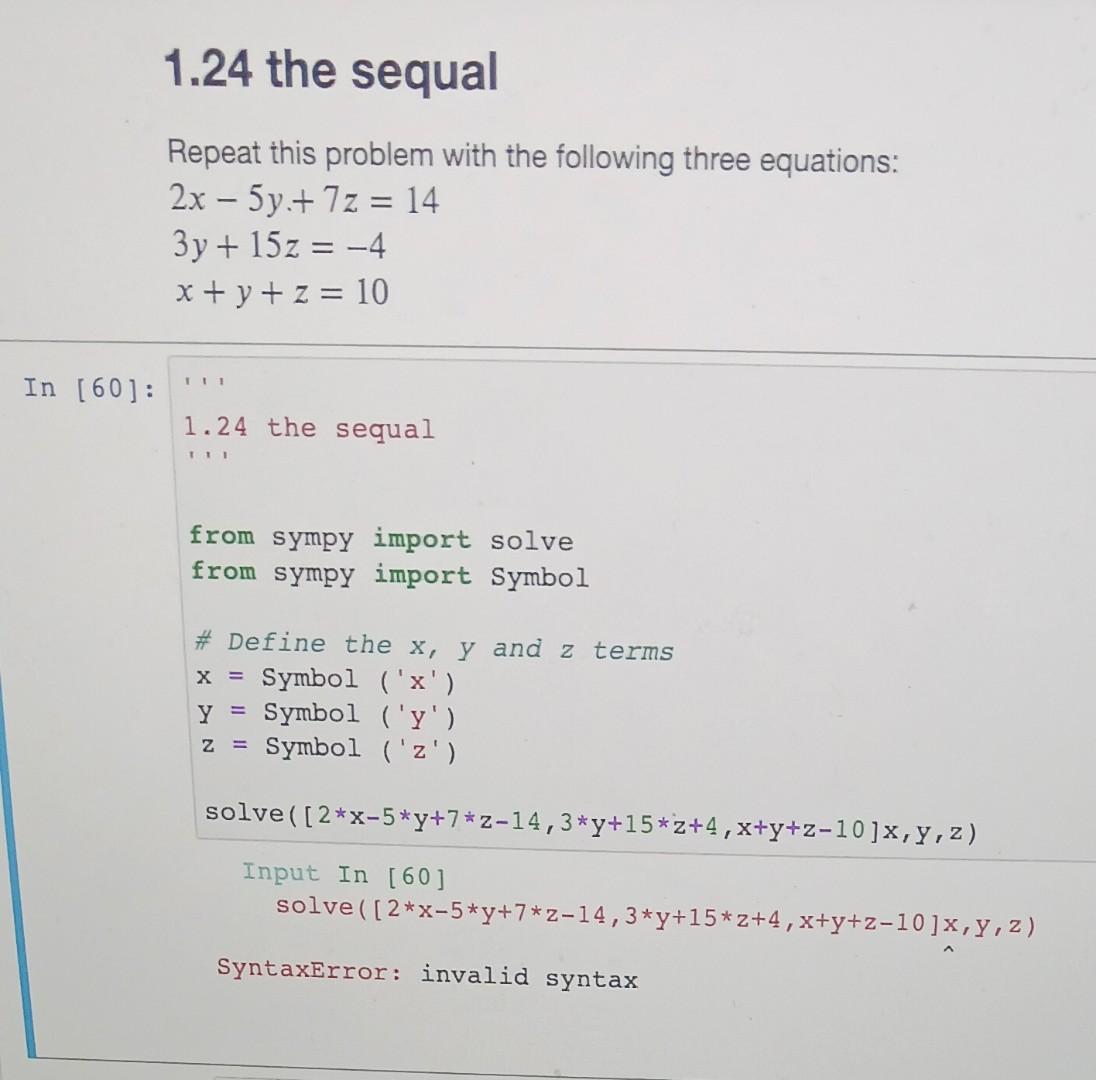 Solved I need help with finding the variables of x, y, z, | Chegg.com