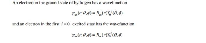 Solved 3. For the hydrogen atom wave function given above, | Chegg.com