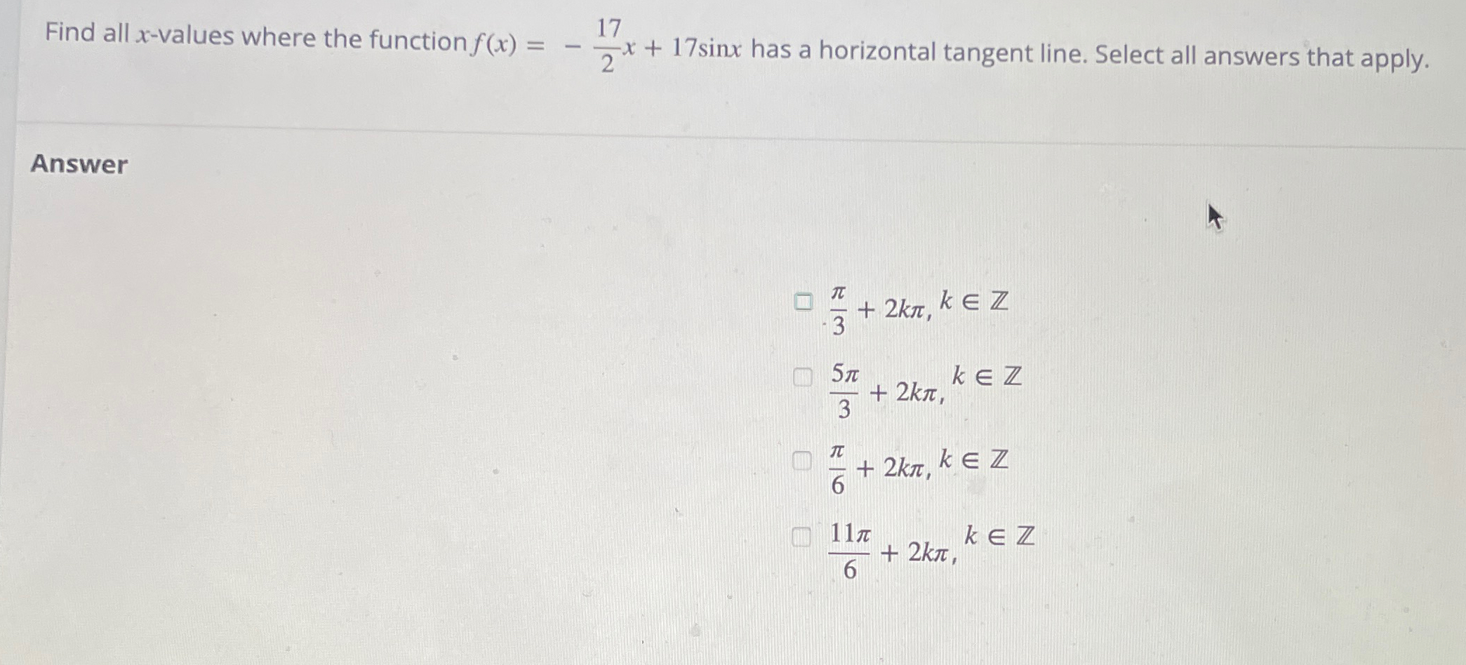 Solved Find all x-values where the function | Chegg.com