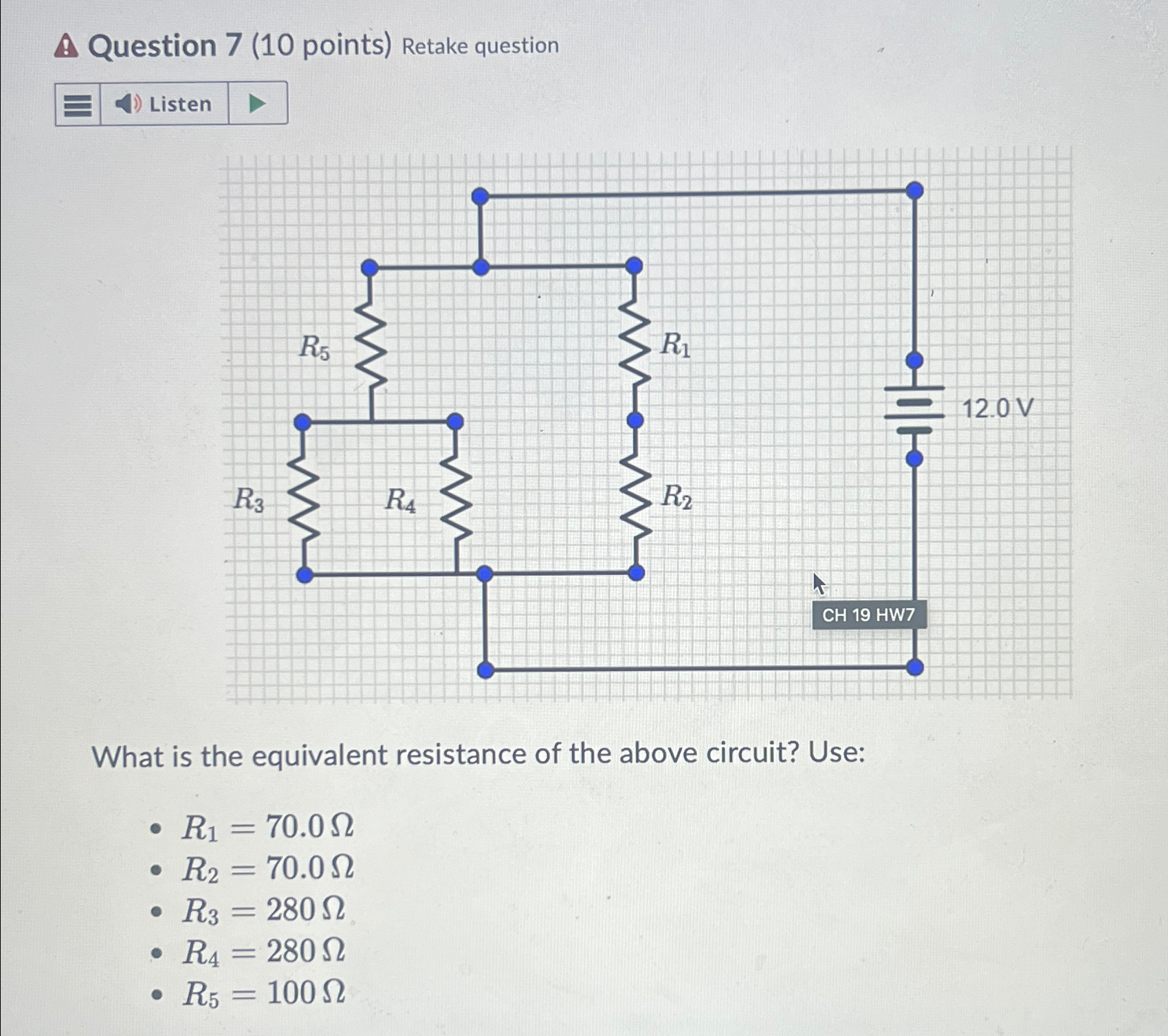 Solved A Question 7 (10 points) Retake questionListenWhat | Chegg.com Solved A Question 7 (10 points) Retake questionListenWhat | Chegg.com