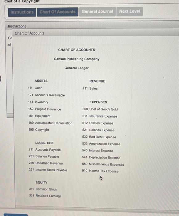 Solved Gansac Publishing Company signed a contract with an | Chegg.com