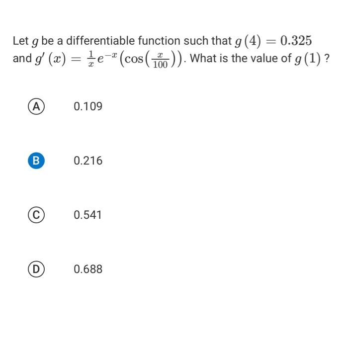 Solved Selected Values Of The Twice Differentiable Function
