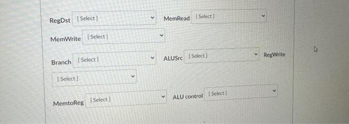 Solved Consider the following MIPS data path with control | Chegg.com Solved Consider the following MIPS data path with control | Chegg.com