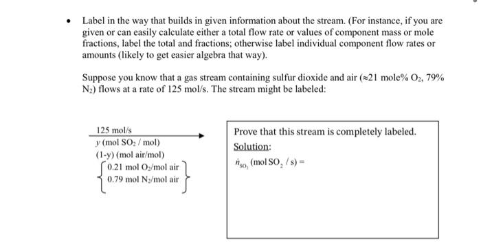 Solved What does it mean for a stream and a flowsheet to be | Chegg.com