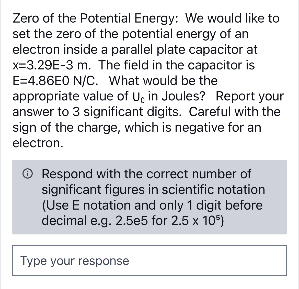 Solved Zero of the Potential Energy: We would like toset the | Chegg.com