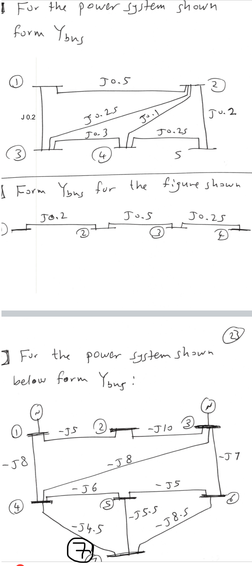 Solved For the power system shown form YousI Form Yous for | Chegg.com