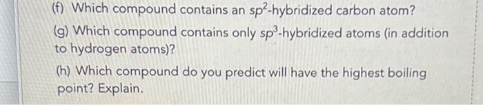 Solved 1.73 - Consider the three compounds shown below and | Chegg.com