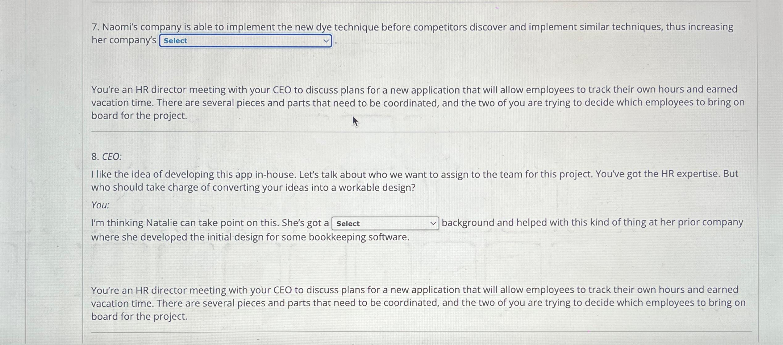 Solved Naomi's company is able to implement the new dve | Chegg.com Solved Naomi's company is able to implement the new dve | Chegg.com