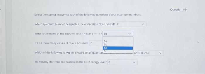 Solved Question Select the correct answer to each of the | Chegg.com