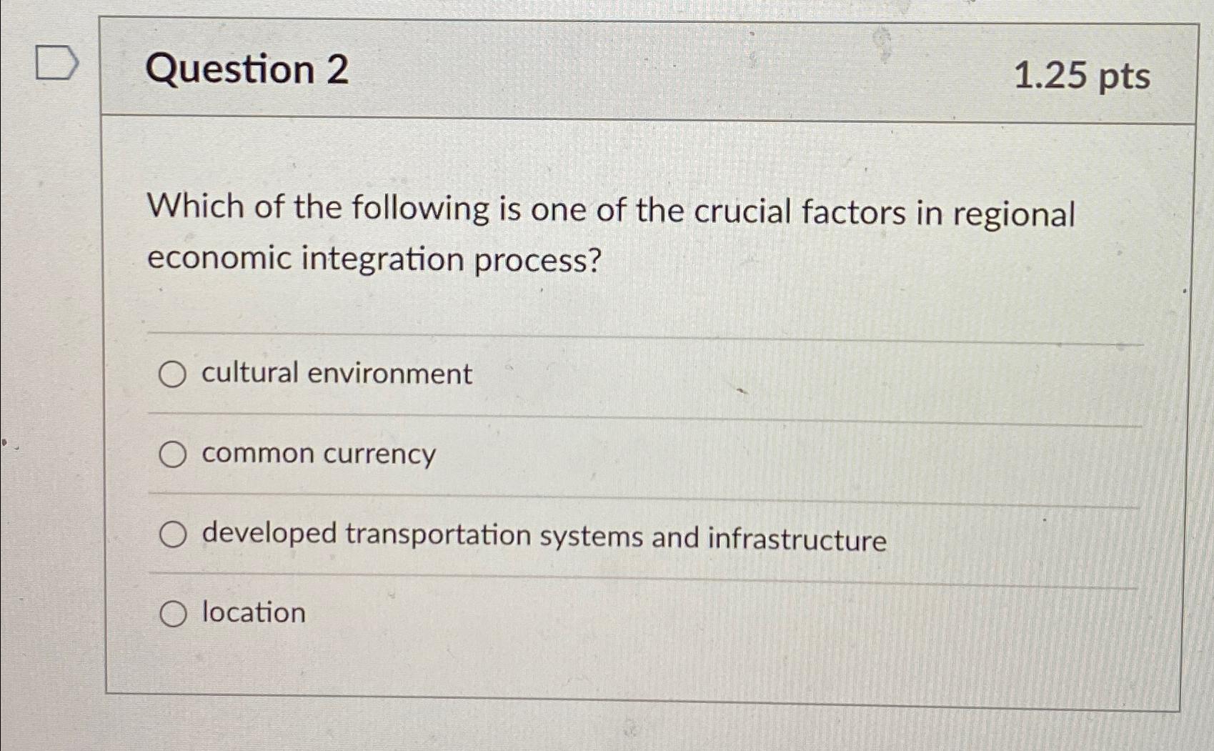 Solved Question 21.25ptsWhich of the following is one of the | Chegg.com