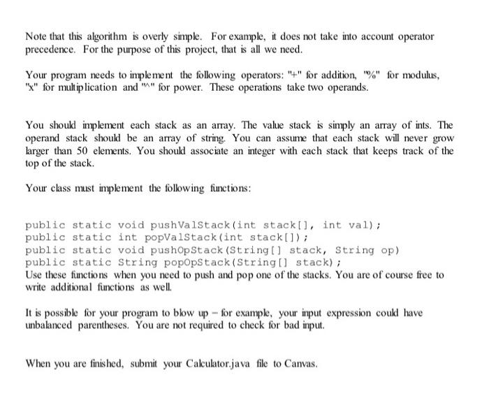 Solved Your task is to write a program, called Calculator | Chegg.com