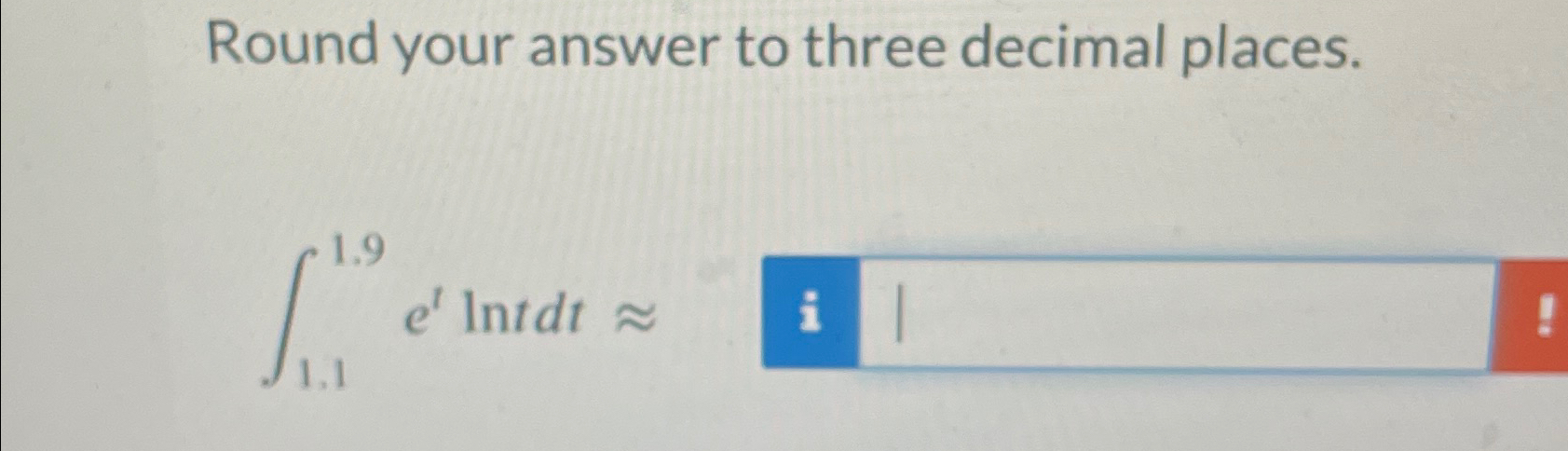 Solved Round your answer to three decimal | Chegg.com