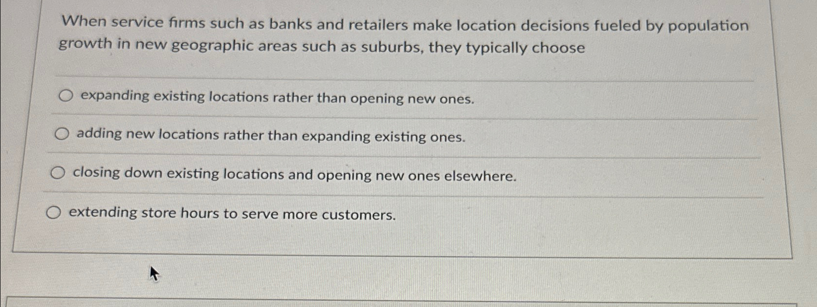 Solved When service firms such as banks and retailers make | Chegg.com