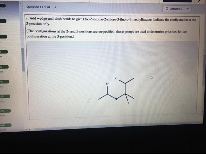 Solved Attempt 3 For the compounds shown, use the R/S | Chegg.com