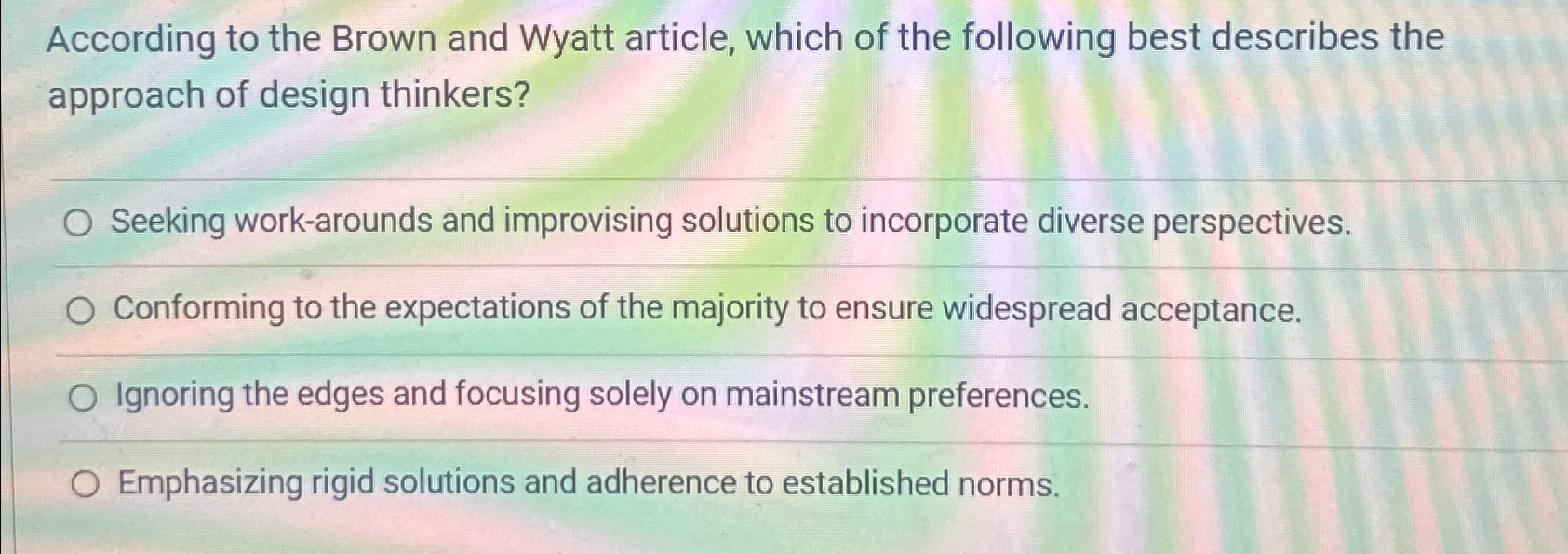 Solved According to the Brown and Wyatt article, which of | Chegg.com