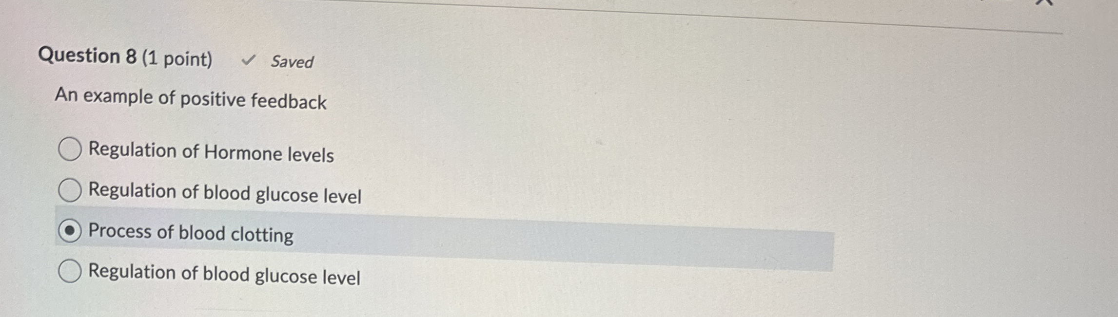 Solved Question 8 (1 ﻿point) ﻿SavedAn example of positive | Chegg.com