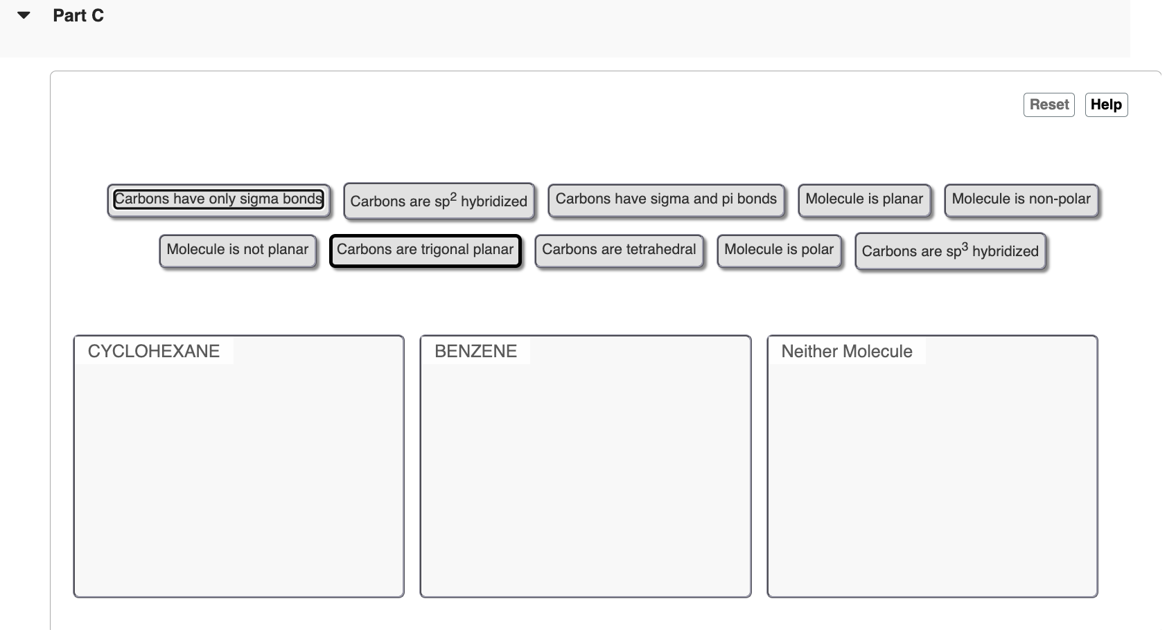Solved Carbons are trigonal planarCarbons have sigma and pi | Chegg.com