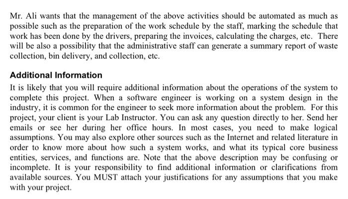 Solved Objectives of the Project The purpose of this project | Chegg.com