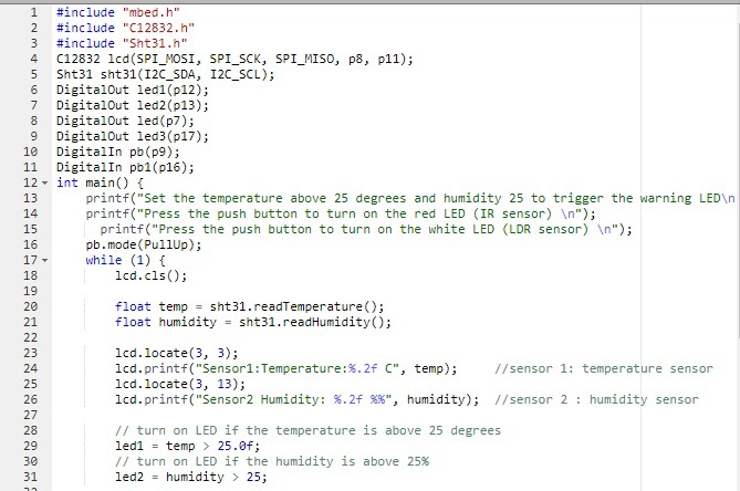 Figure A shows a monitoring system using the LPC1768 | Chegg.com